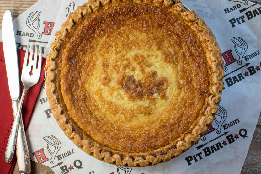 Whiskey Buttermilk Pie- Whole 9 Inch – Hard Eight Marketplace